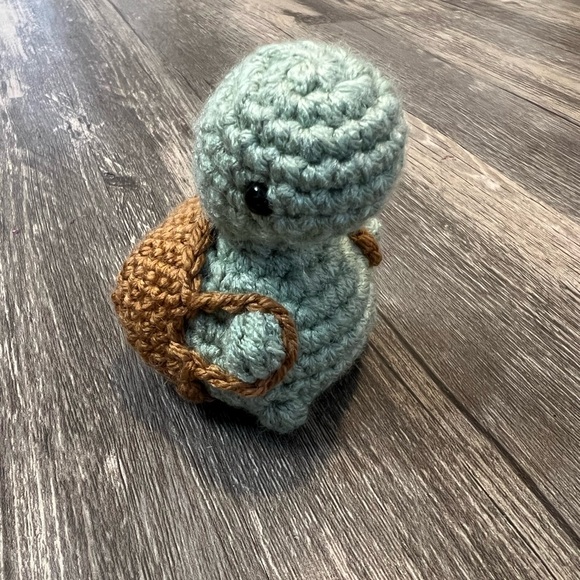 Hand Crafted | Other | Crochet Mini Cheeky Turtle Plushie Handcrafted ...